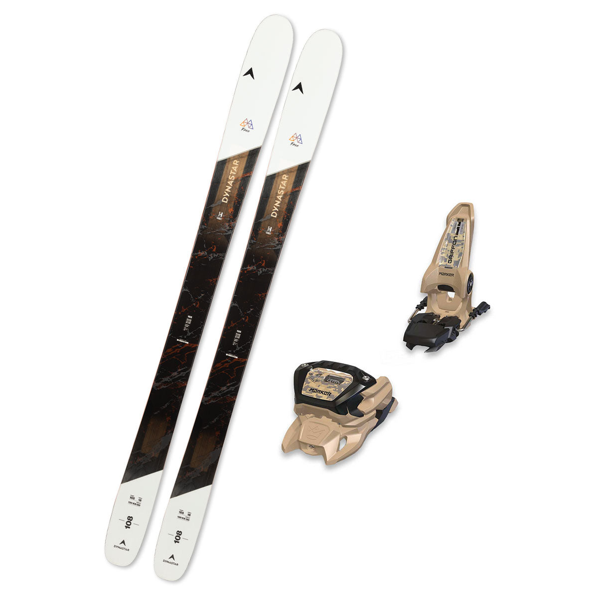 2026 Dynastar M-Free 108 + Marker Griffon 13 ID Bindings BUNDLE DEAL ...